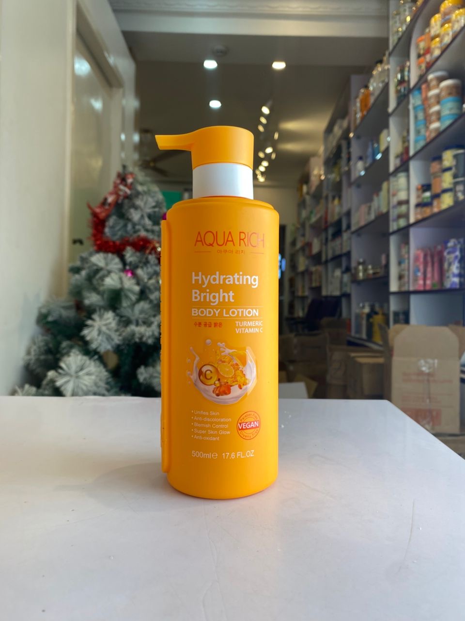Aqua Rich Hydrating Bright Body Lotion with Turmeric & Vitamin C ...